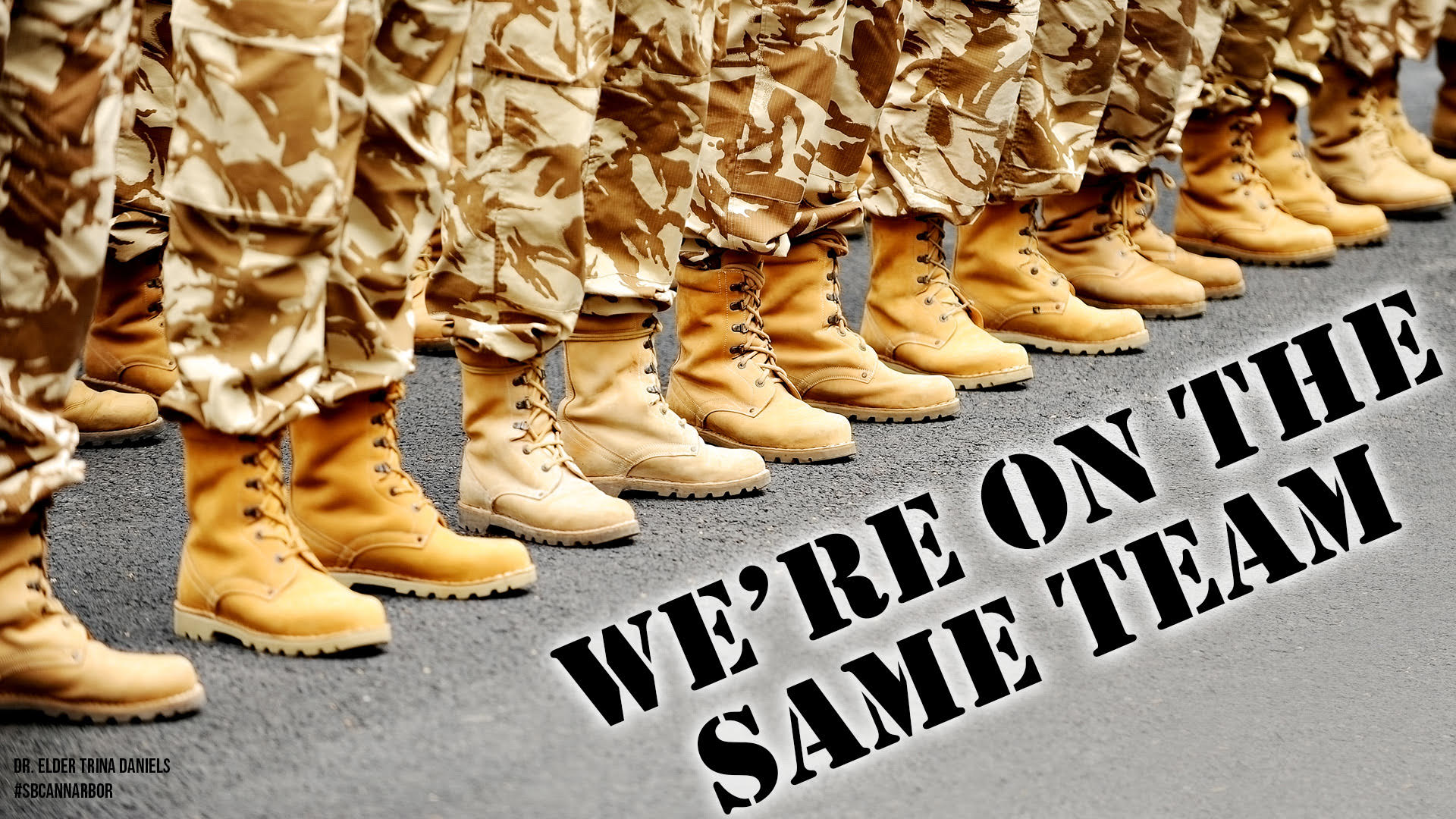 We're On The Same Team - Second Baptist Church of Ann Arbor